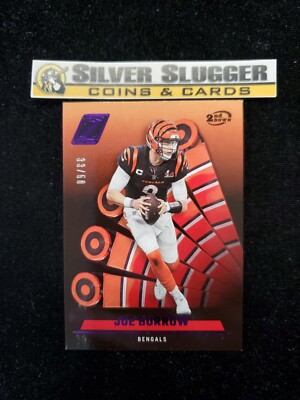 2022 Joe Burrow Panini Zenith 2nd Down Purple /50 Cincinnati Bengals | eBay