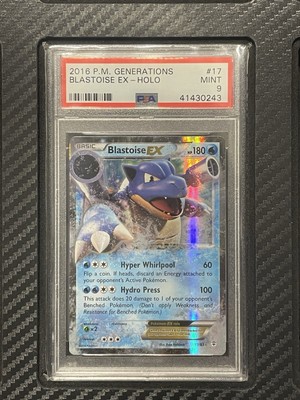 2016 PSA 9 Blastoise EX Holo #17 Pokemon TCG XY Generations | eBay