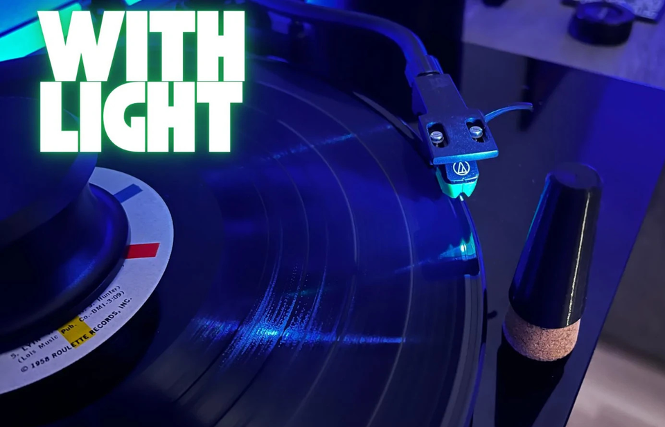 Record Player Turntable LED Light USB Rechargeable | eBay