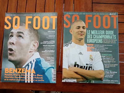 Special karim benzema-magazine football-So Foot-2009/2012-lot | eBay