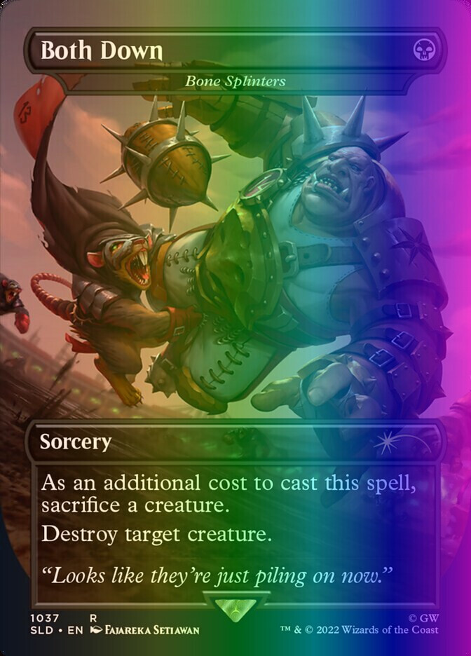 MTG Bone Splinters (1037/1431) Secret Lair Drop Series LP FOIL | eBay