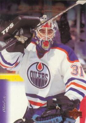 #296 Curtis Joseph - Edmonton Oilers - 1995-96 Upper Deck Hockey | eBay