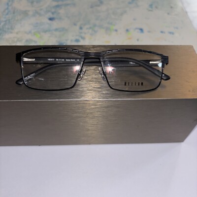 HELIUM EYEGLASSES FRAMES ONLY BLACK 56/17/145 BRAND NEW!! | eBay
