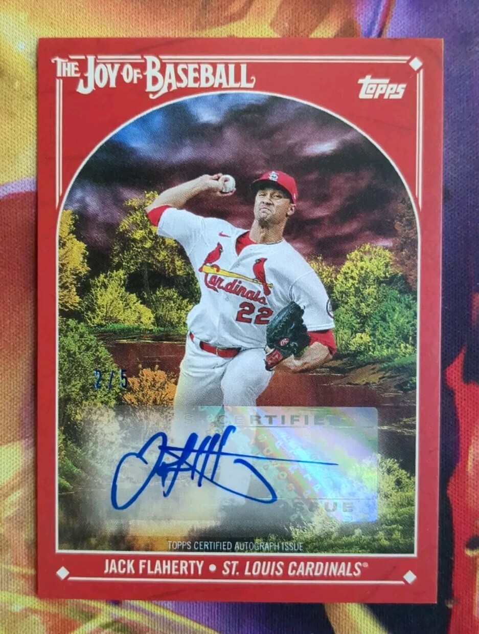 2023 Topps X Bob Ross The Joy of Baseball - Bright Red Canvas ...