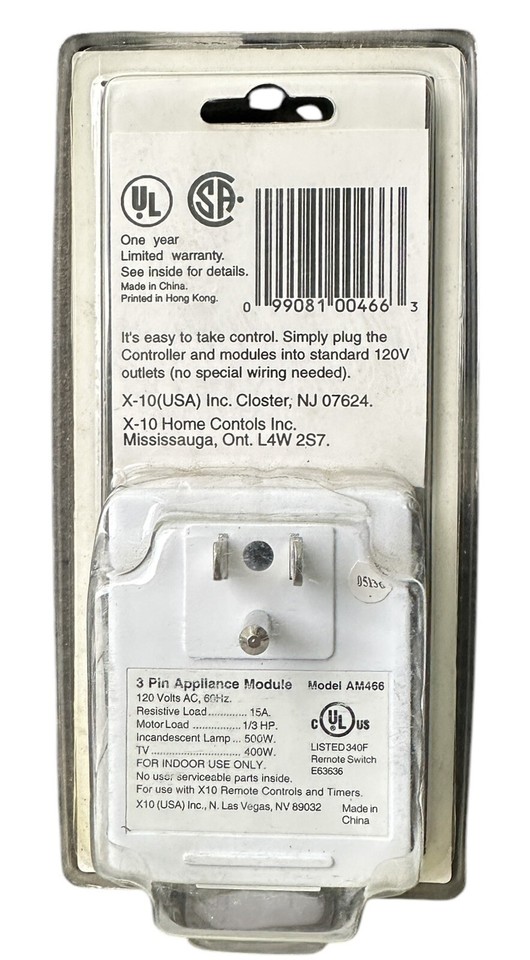 Powerhouse X-10 Appliance Module AM466 NEW | eBay