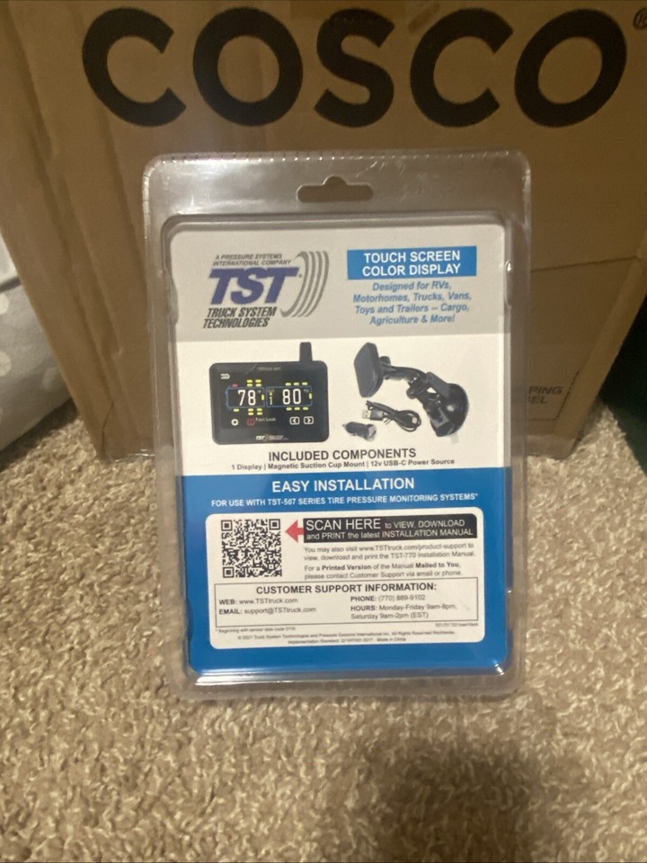BRAND NEW Truck System Technologies TST-770-D 5” Color Display Tire ...