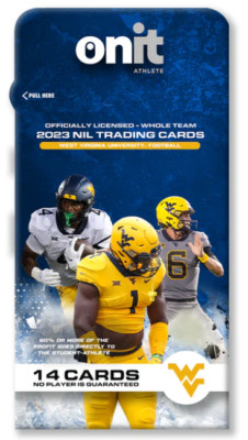 2023 ONIT West Virginia Mountaineers Football Cards - Complete Your Set ...