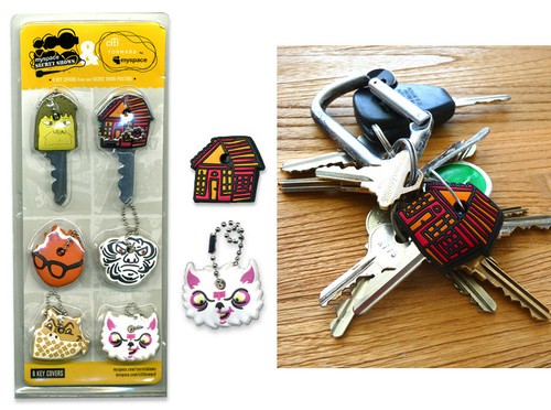 BRAND NEW myspace secret show key ring covers NWT NOS NIB scenester | eBay