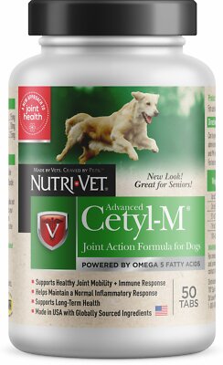 Advanced Cetyl M Joint Action Formula for Dogs (120 Chewable Tablets ...