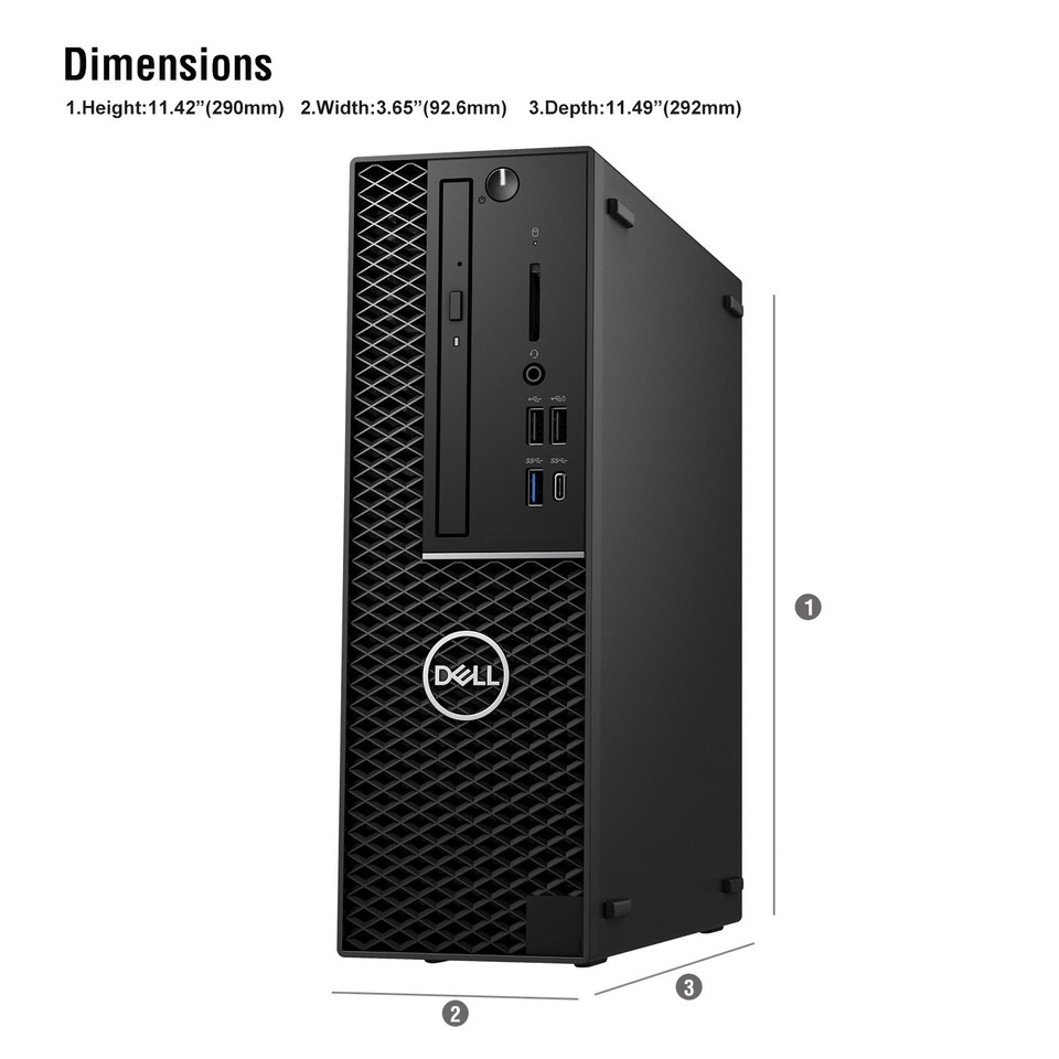 Dell Precision Computer Intel Core i7 8th,64GB RAM,512GB NVMe SSD,Win ...