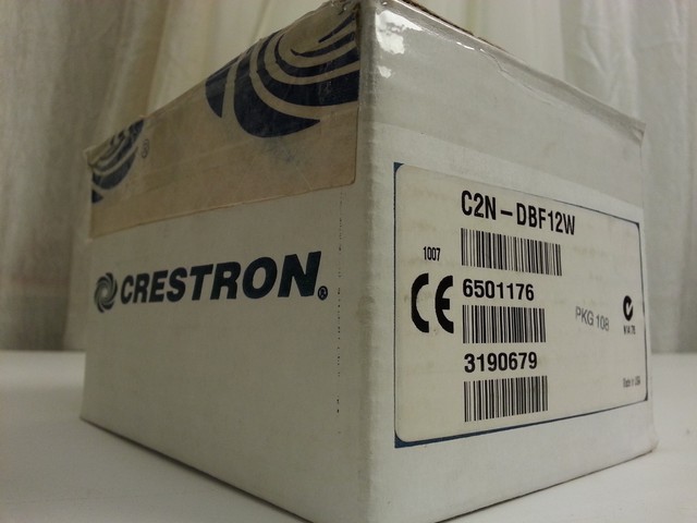 CRESTRON C2N-DBF12B C2N-DBF12 Decorator Function Keypad Black FOR ...