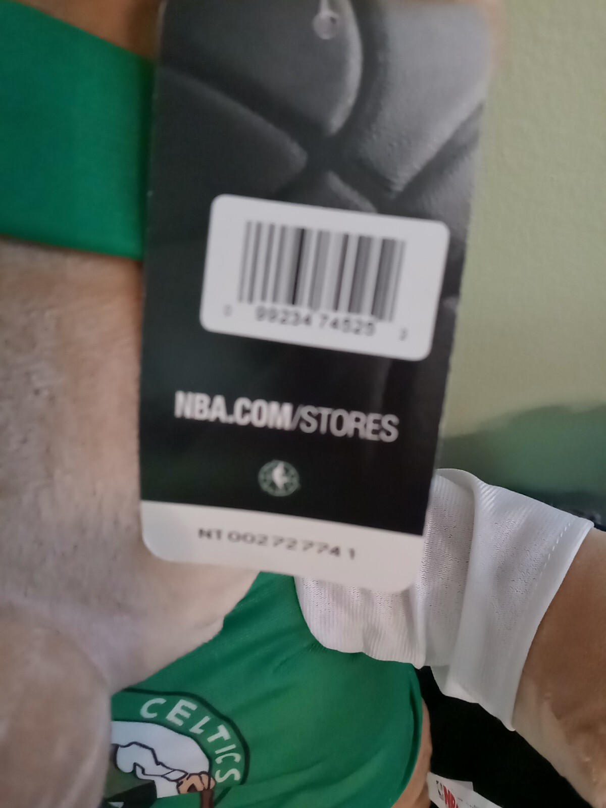 Boston Celtics 16" 2021 Plush Teddy Bear Bandana #1 Finger - NBA Store ...