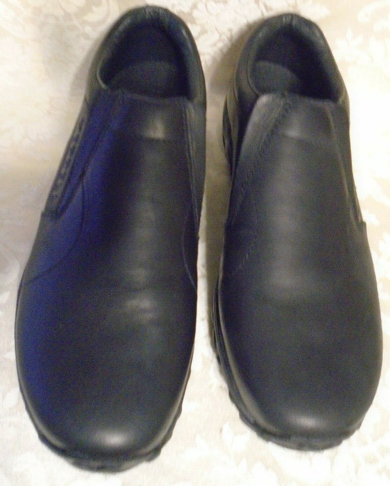 New Merrell #60889 Men's Size 7 M Encore Pro Black Leather Moc MSRP ...