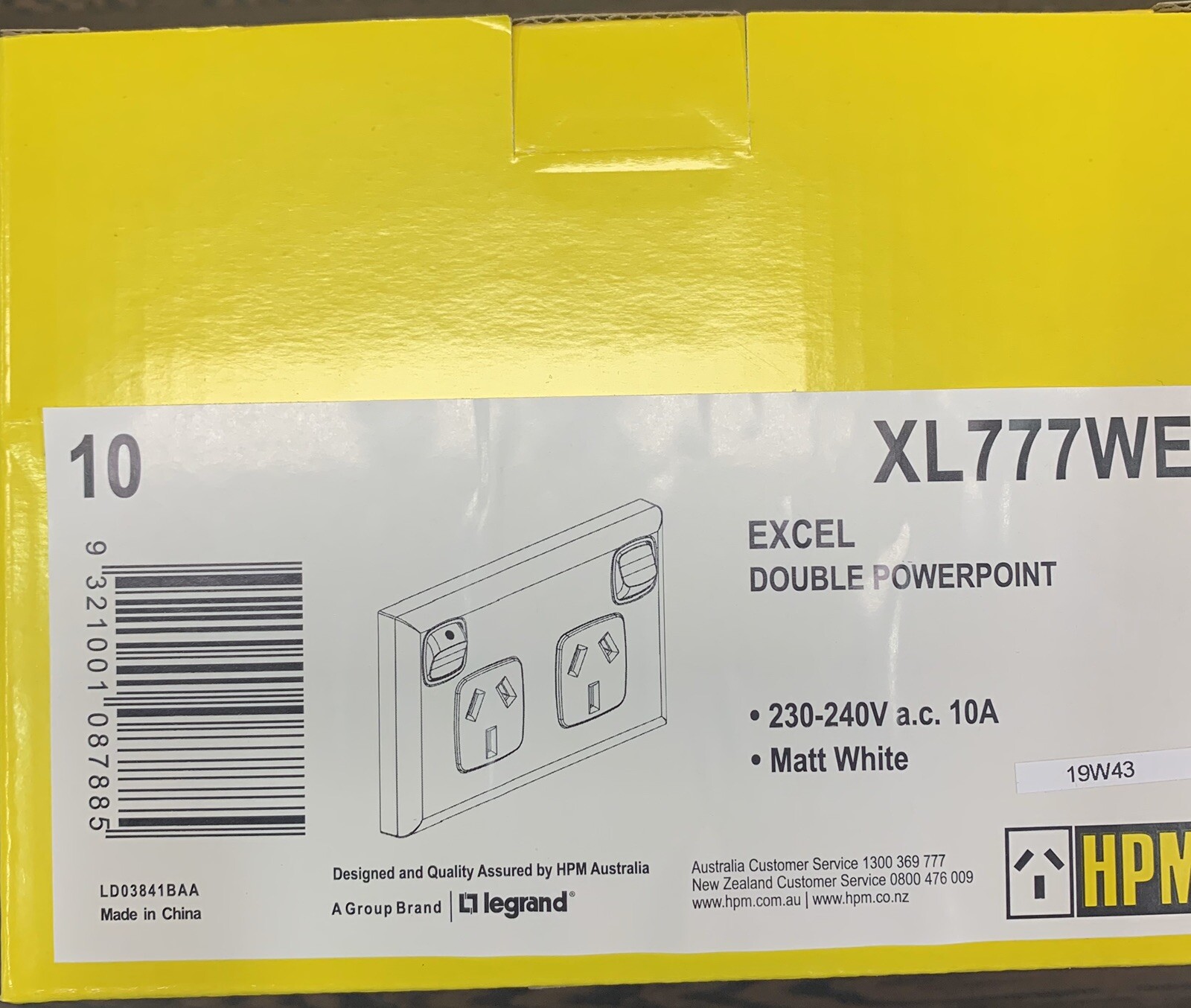 x 10 HPM EXCEL DOUBLE POWERPOINT HPM XL777WE. WHITE COLOUR | eBay
