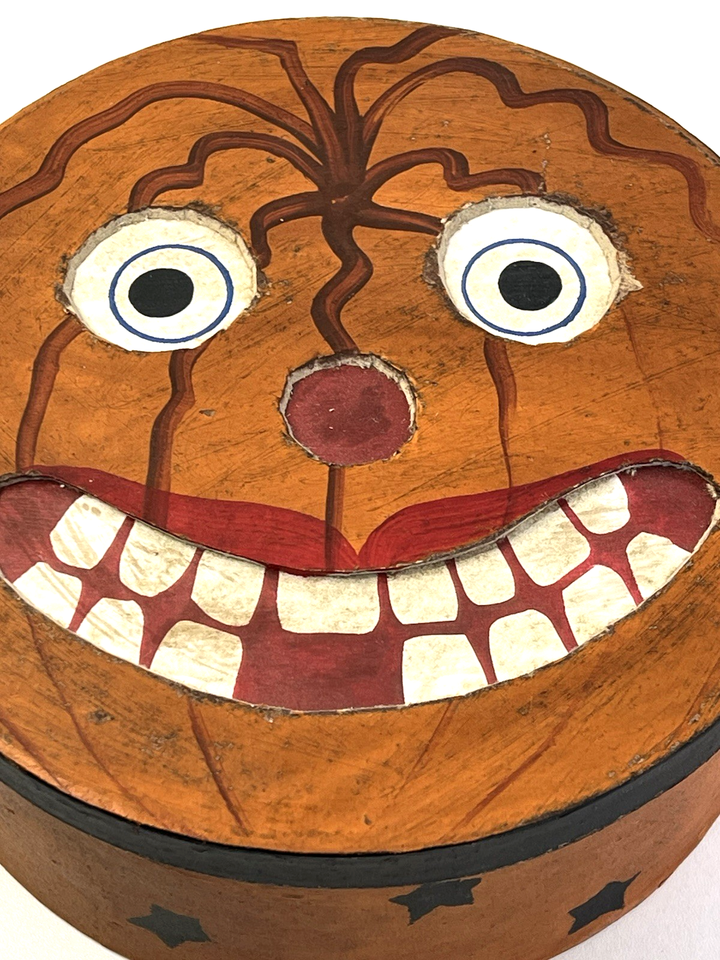 RARE Rick Conant Halloween Jack-O-Lantern Pumpkin Primitive Folk Art ...