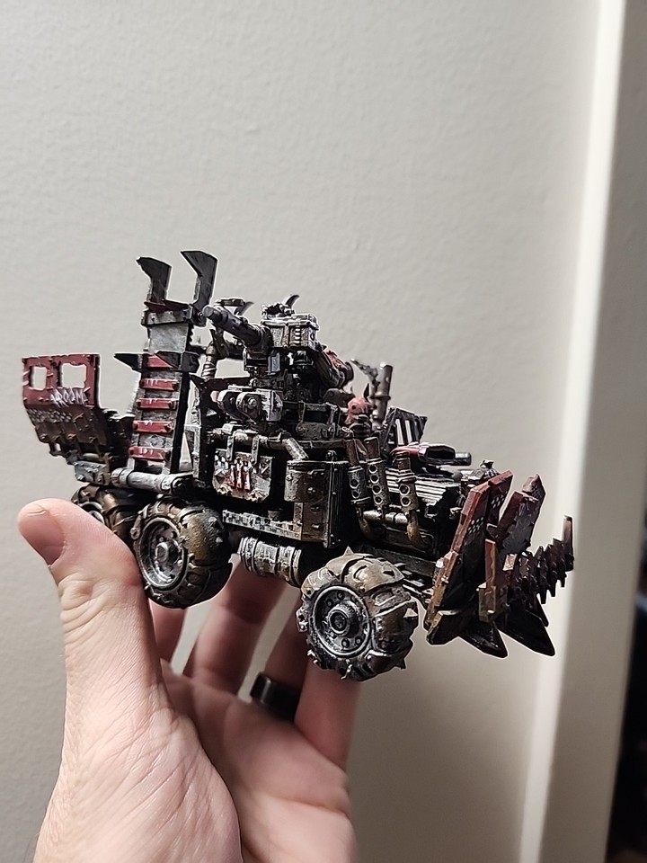 Games Workshop Warhammer 40K Orks Battlewagon Old School. Rare. Painted ...