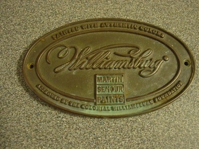Martin Senour Paints Brass Colonial Williamsburg Foundation House ...