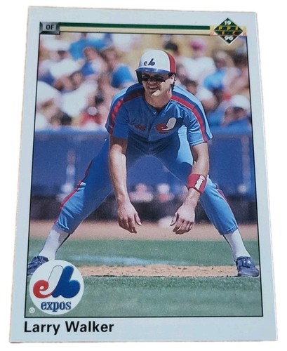 1990 Upper Deck #466 Larry Walker Montreal Expos MLB Baseball Card (M0 ...