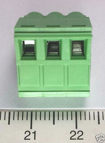 DINKLE Plug for Pluggable Terminal Block 2ESDV-03P 3P 15A 300V Pitch ...