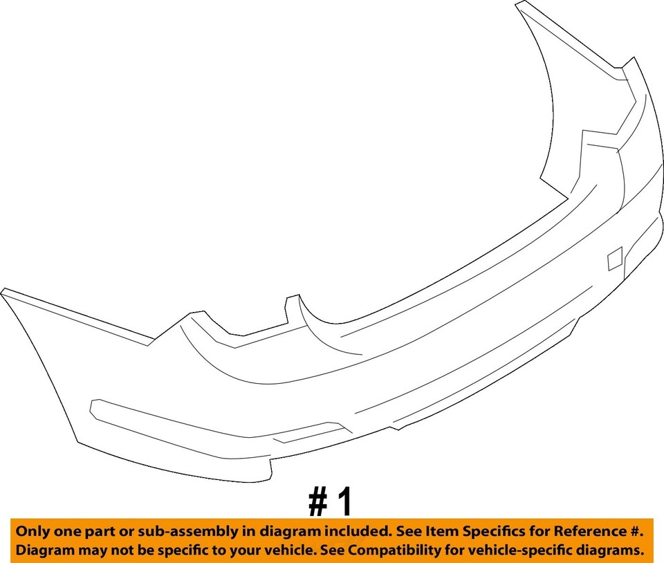 BMW OEM 11-12 750Li Rear Bumper-Cover 51127209926 | eBay