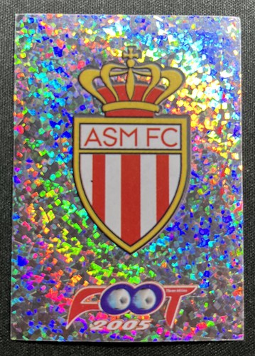 N°221 BADGE AS MONACO ASM LOUIS II PANINI FOOT 2005 FOOTBALL 2004-2005 ...