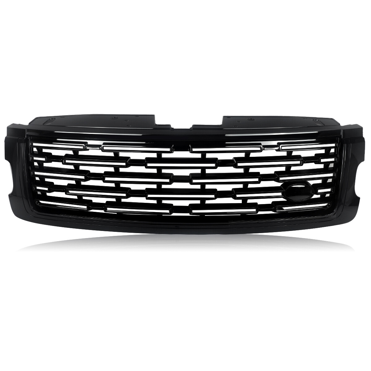 For 2018-2022 Range Rover Up To 2023 Gloss Black Front Upper Bumper ...