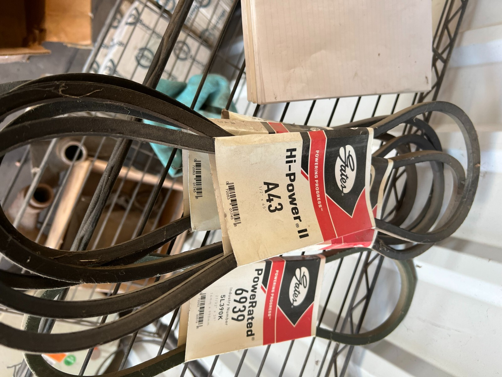 V-Belt Gates 6939 Industry Number 5L390K Black- CDP45 | eBay