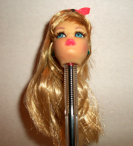 VINTAGE MOD BARBIE BLONDE Twist 'N Turn DOLL FACTORY HEAD ONLY #F12 ...