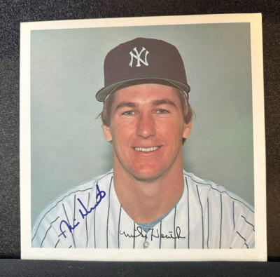 Vintage Mike Heath 1978 New York Yankees Signed 8 x 8 Color Photo | eBay