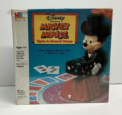 Vintage MB Milton Bradley Disney presents MICKEY MOUSE Spin-A-Round ...