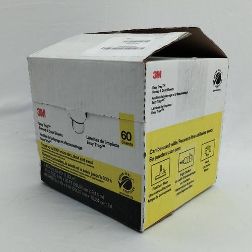 3M 59152W 8 in x 30 ft Easy Trap Duster White (1/Box) 60 Sheets New ...