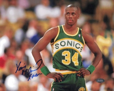 Xavier "X-Man" McDaniel Signed 8x10 Photo Seattle Supersonics MCS Holo ...