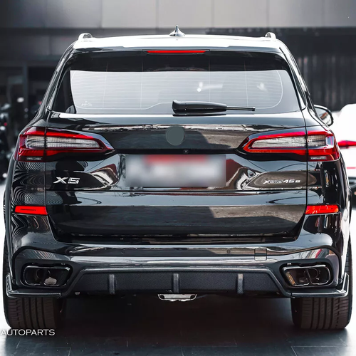 Black Sport Tailpipe Exhaust Tips Dual Exit M Style for BMW X5 G05 X6 ...