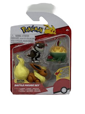 Pokémon Battle Figure Set Flareon - Tyrunt - Appletun. New 2023 | eBay