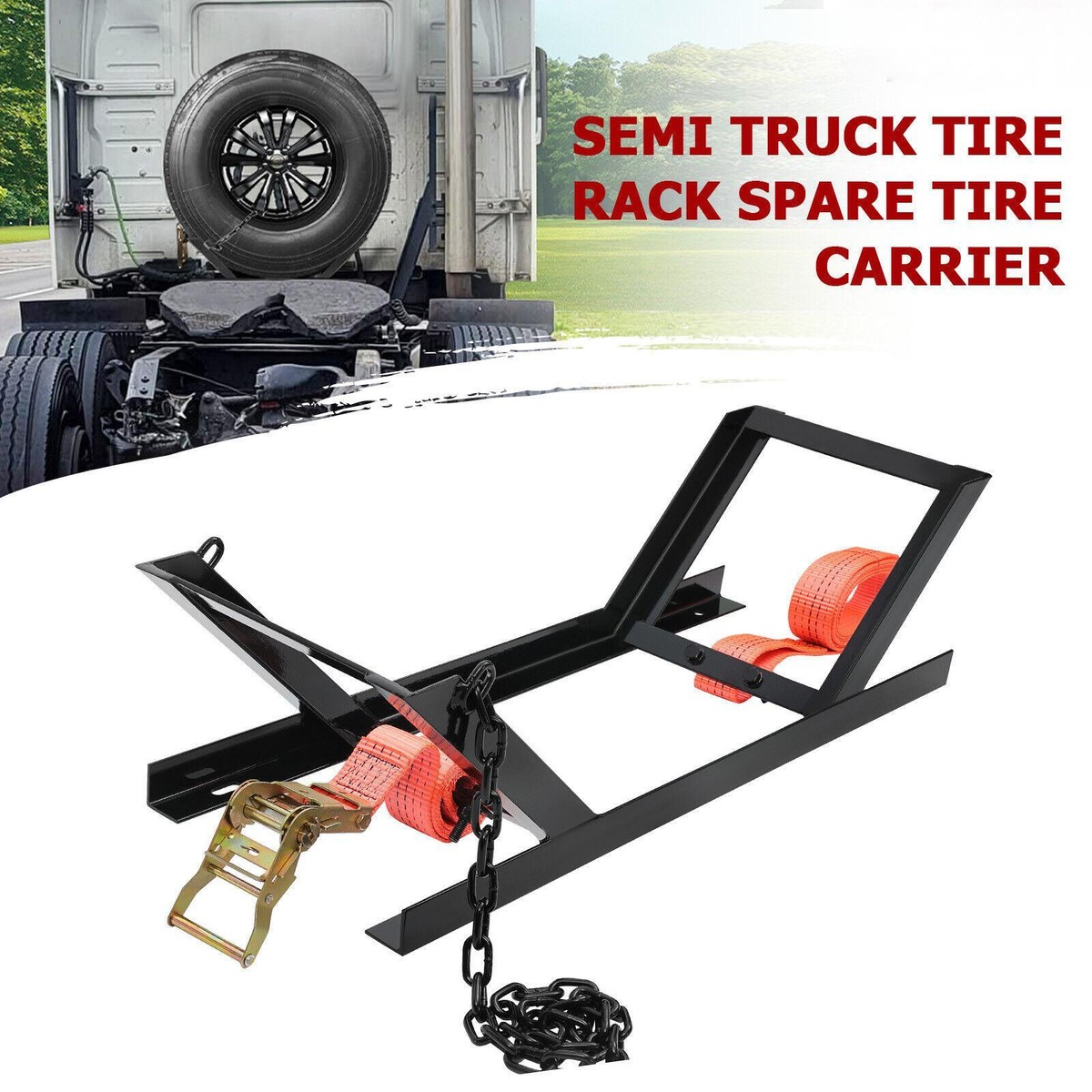 Tailgate Tire Carriers For Pickup Trucks GMC Bed Mounted Vertical