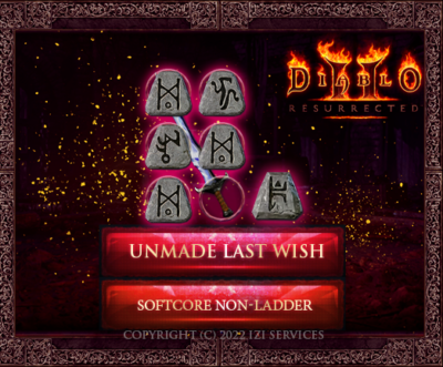 D2R Diablo 2 Resurrected Softcore NONLadder Unmade Last Wish PCSWITCHPS | eBay
