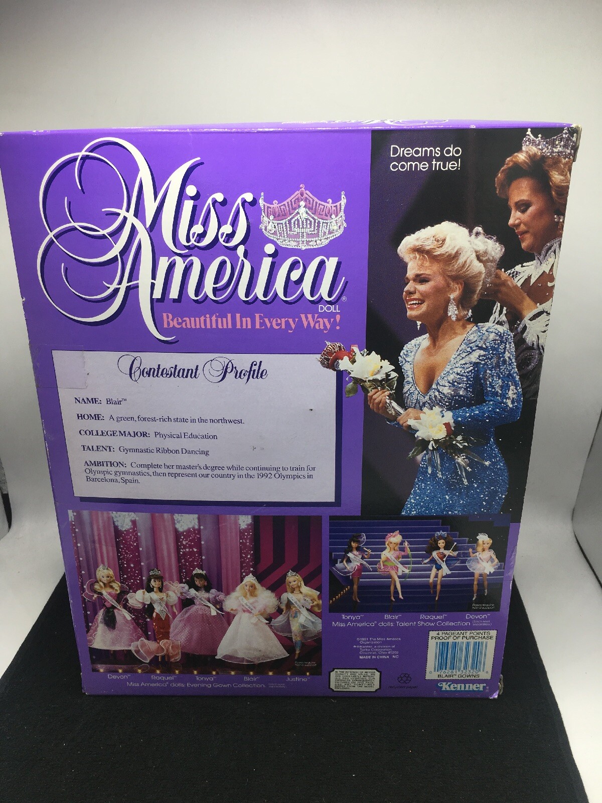 MISS AMERICA DOLLS EVENING GOWN TALENT SHOW BLAIR DOLL NIB | eBay
