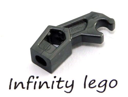 12 LEGO Pearl Dark Grey Mechanical Arm Hand Bracket (53989 58342) - 12 ...