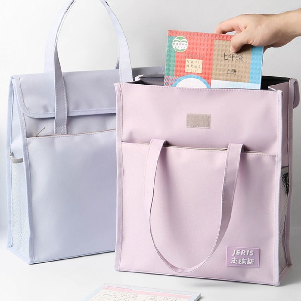 Thicken A4 File Folders High Capacity Handbag Portable School Bag | eBay