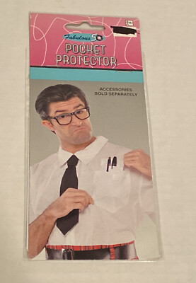 New Fabulous 50’s Pocket Protector Dress Up geek Nerd Cosplay Halloween ...