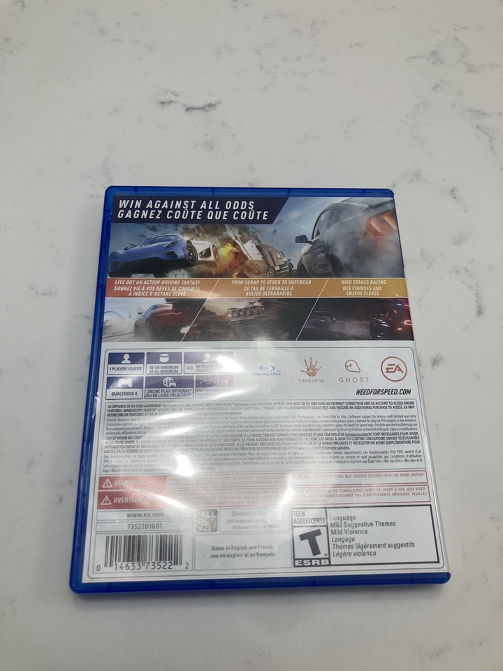 PS 4 Game, Need For Speed Payback, Disc, Good Pre-Owned Cond. | eBay