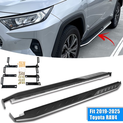 Fits 2019-2025 Toyota RAV4 Side Step Bars Running Boards Nerf Bar ...