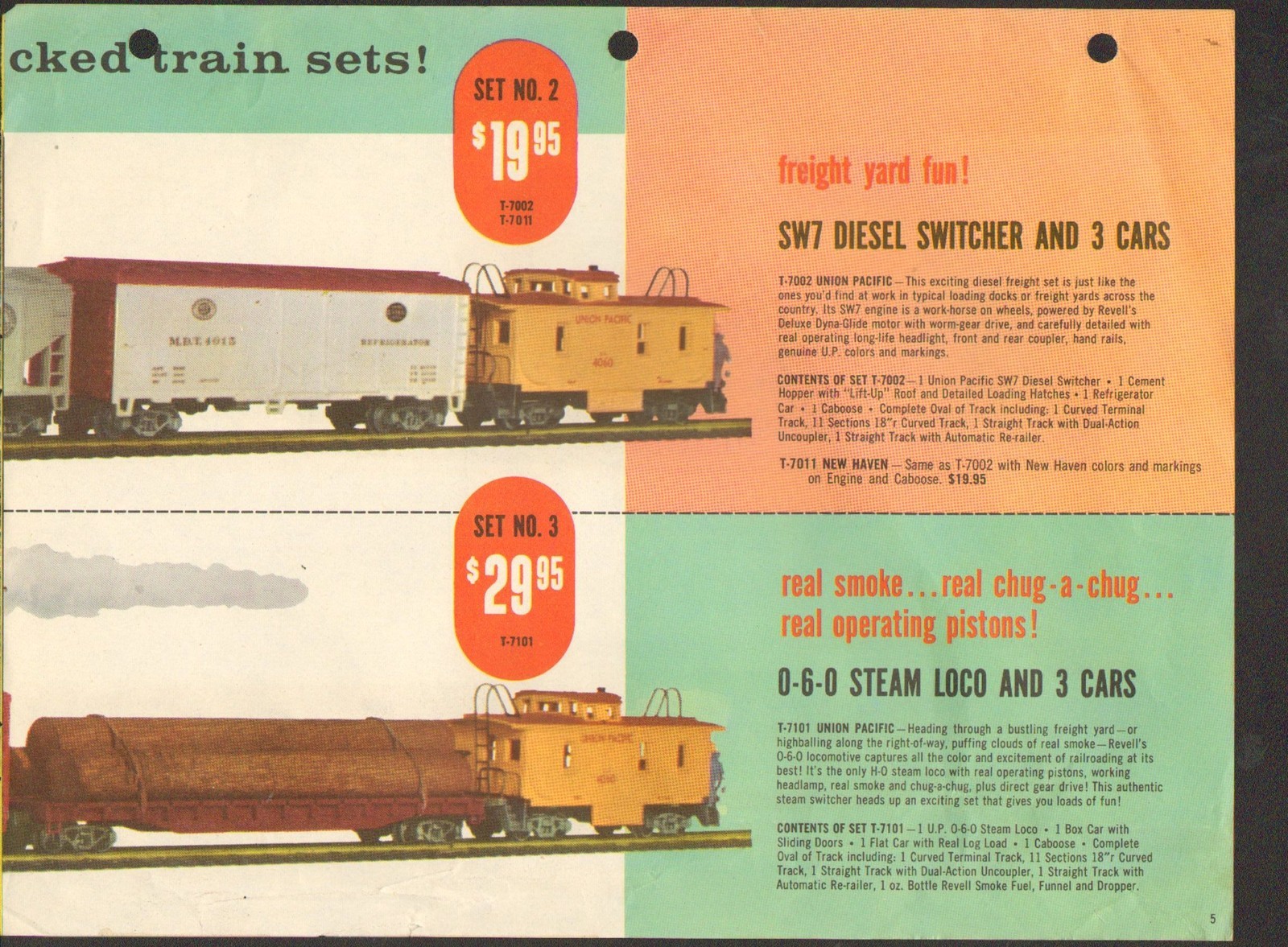 VINTAGE AD SHEET #1465 - REVELL HO MODEL TRAINS - TRAIN SETS | eBay