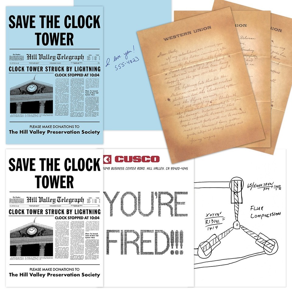 Back to the Future Trilogy Movie Prop Collection / 25 Props from BTTF ...