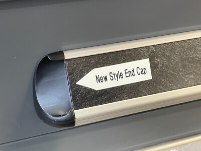 BLACK Vidmar Drawer Pull End Cap Caps Endcaps Stanley Left Right ...