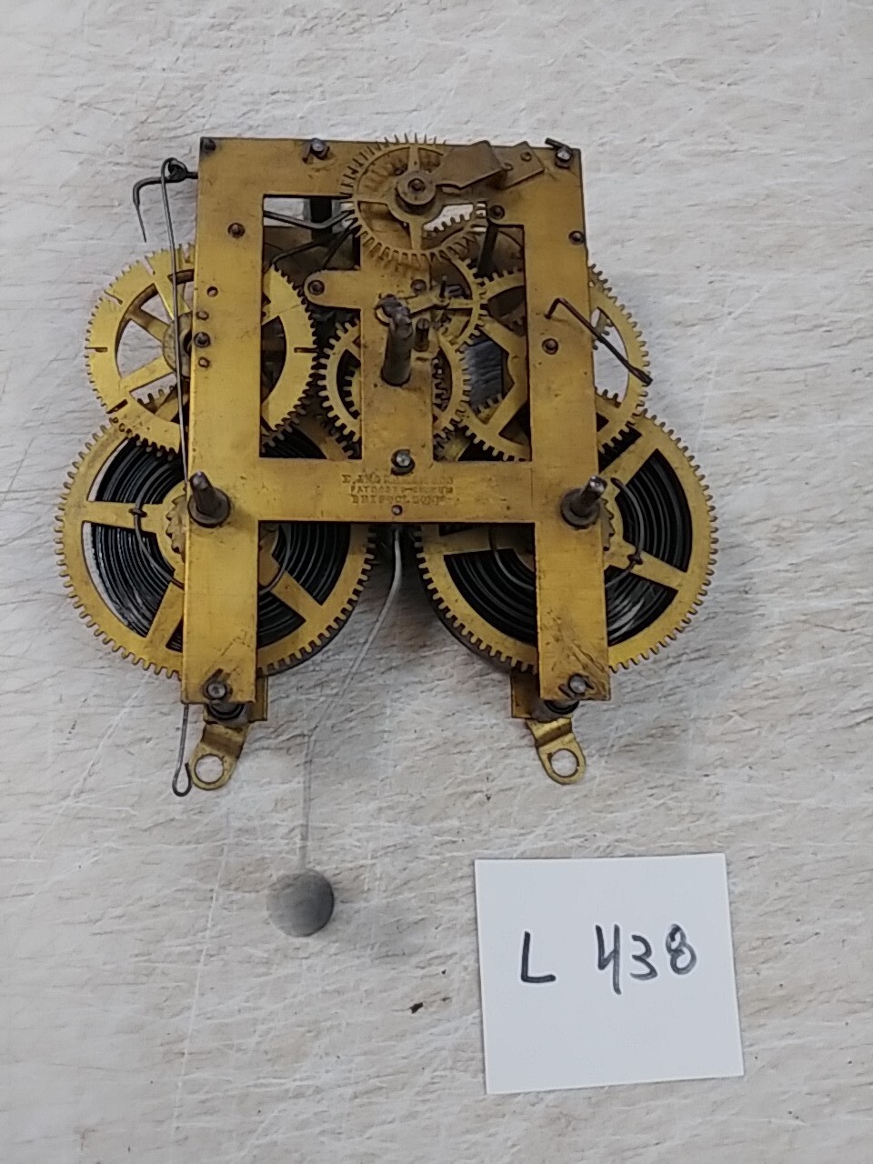 INGRAHAM SHELF CLOCK MOVEMENT | eBay