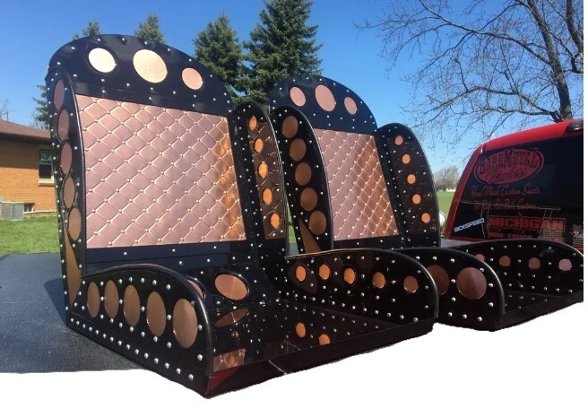 Bomber Seats Hot Rod Seats Rat Rod Seats Highly Detailed | Custom | Left