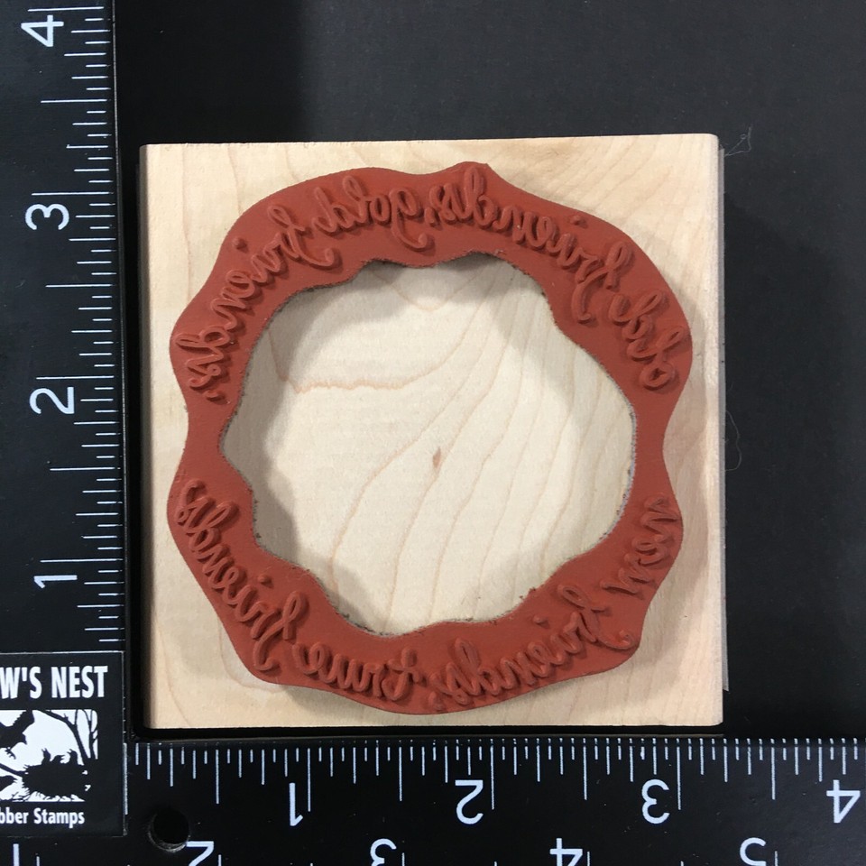 Whipper Snapper Friends Circle Phrases Wood Mounted Rubber Stamp | eBay