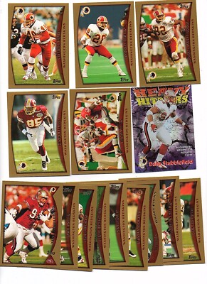 1998 Topps Football WASHINGTON REDSKINS Complete Team Set (15 Cards) | eBay