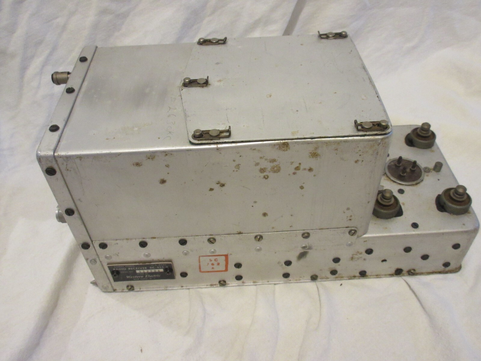 BC-455B 6-9.1 MHZ COMMAND RADIO RECEIVER, UNMODIFIED GOOD CONDITION ARC ...